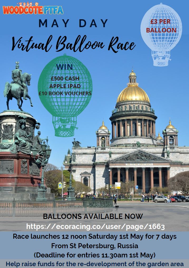 May Day Balloon Race: Winners Announced! – Woodcote PTFA
